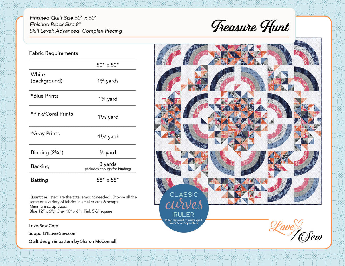 Treasure Hunt Quilt Pattern – Love Sew